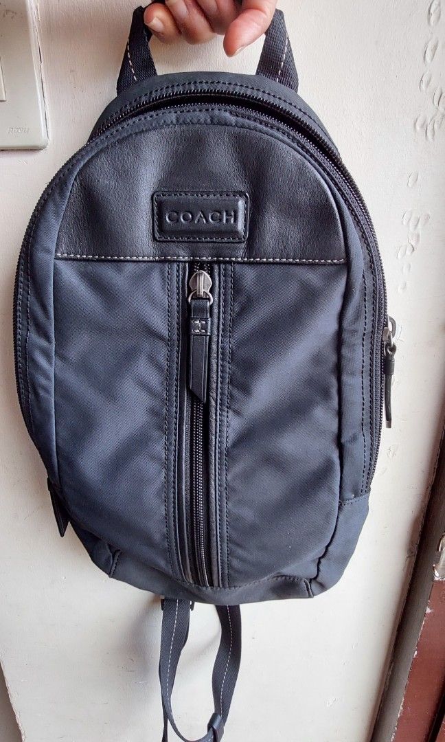 Coach Varick Nylon and leather, Luxury, Bags & Wallets on Carousell