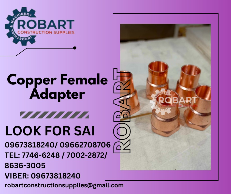 Copper Female Adapter, Commercial & Industrial, Construction Tools ...