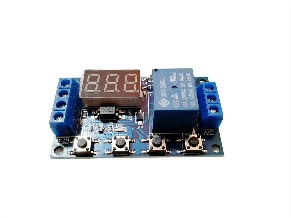 DC 6-30V DIGITAL LED RELAY BOARD CYCLE TIMING CIRCUIT SWITCH TIMER DELAY TRIGGER MODULE MICRO ...