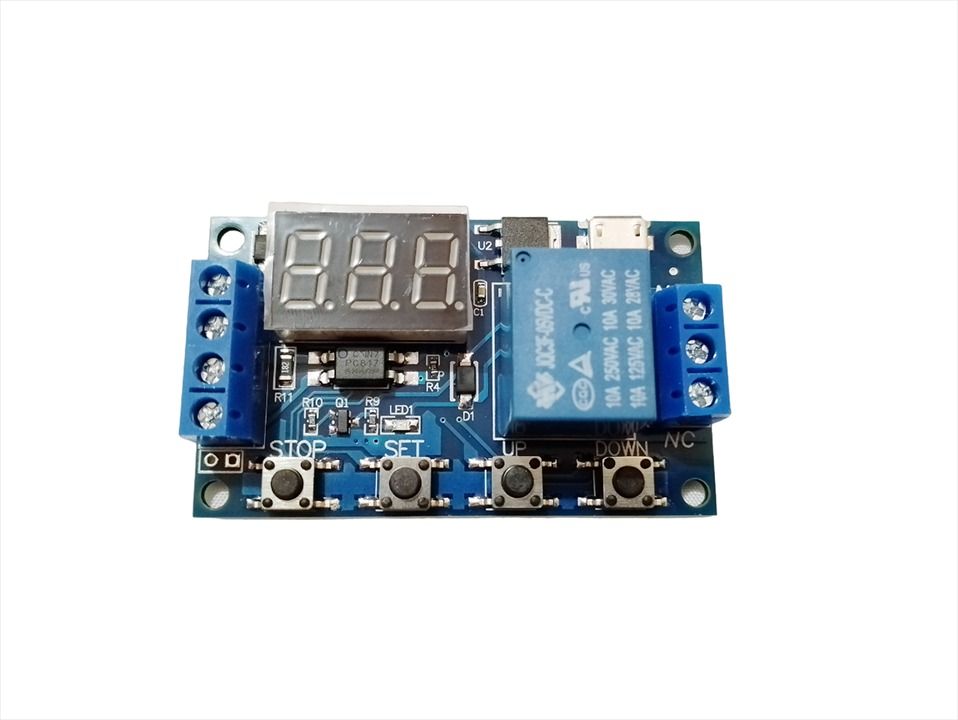 DC 6-30V DIGITAL LED RELAY BOARD CYCLE TIMING CIRCUIT SWITCH TIMER DELAY TRIGGER MODULE MICRO ...