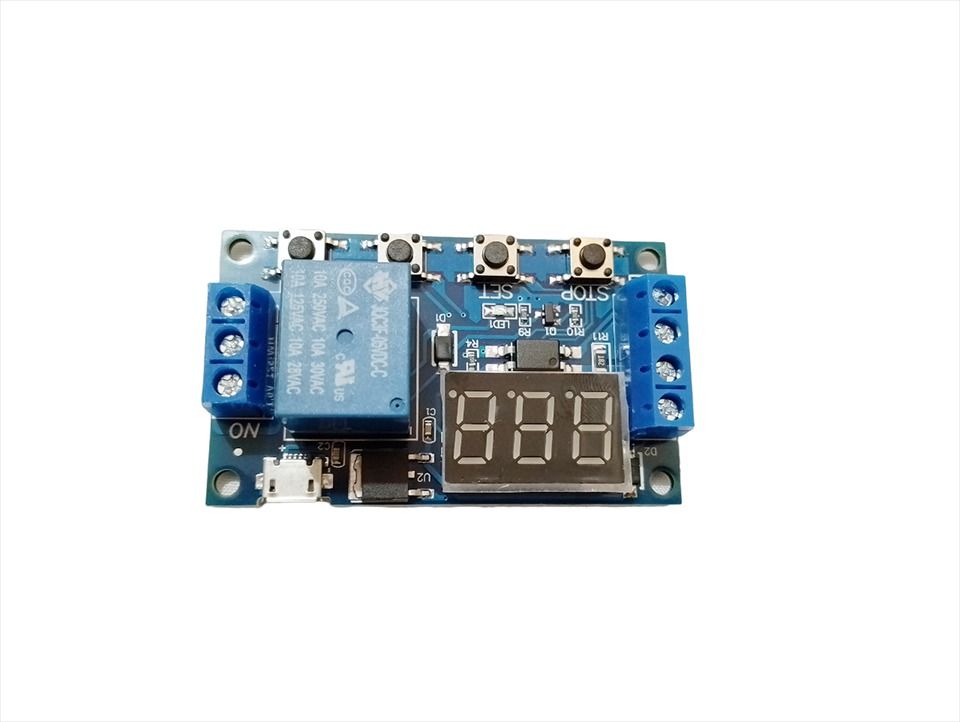 DC 6-30V DIGITAL LED RELAY BOARD CYCLE TIMING CIRCUIT SWITCH TIMER DELAY TRIGGER MODULE MICRO ...