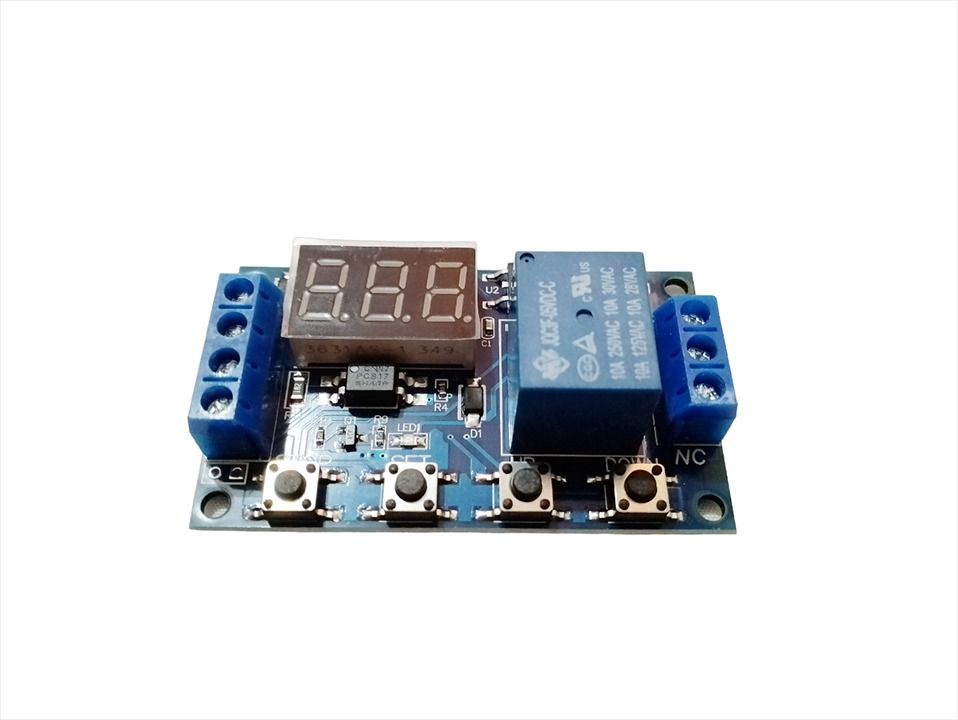 DC 6-30V DIGITAL LED RELAY BOARD CYCLE TIMING CIRCUIT SWITCH TIMER DELAY TRIGGER MODULE MICRO ...