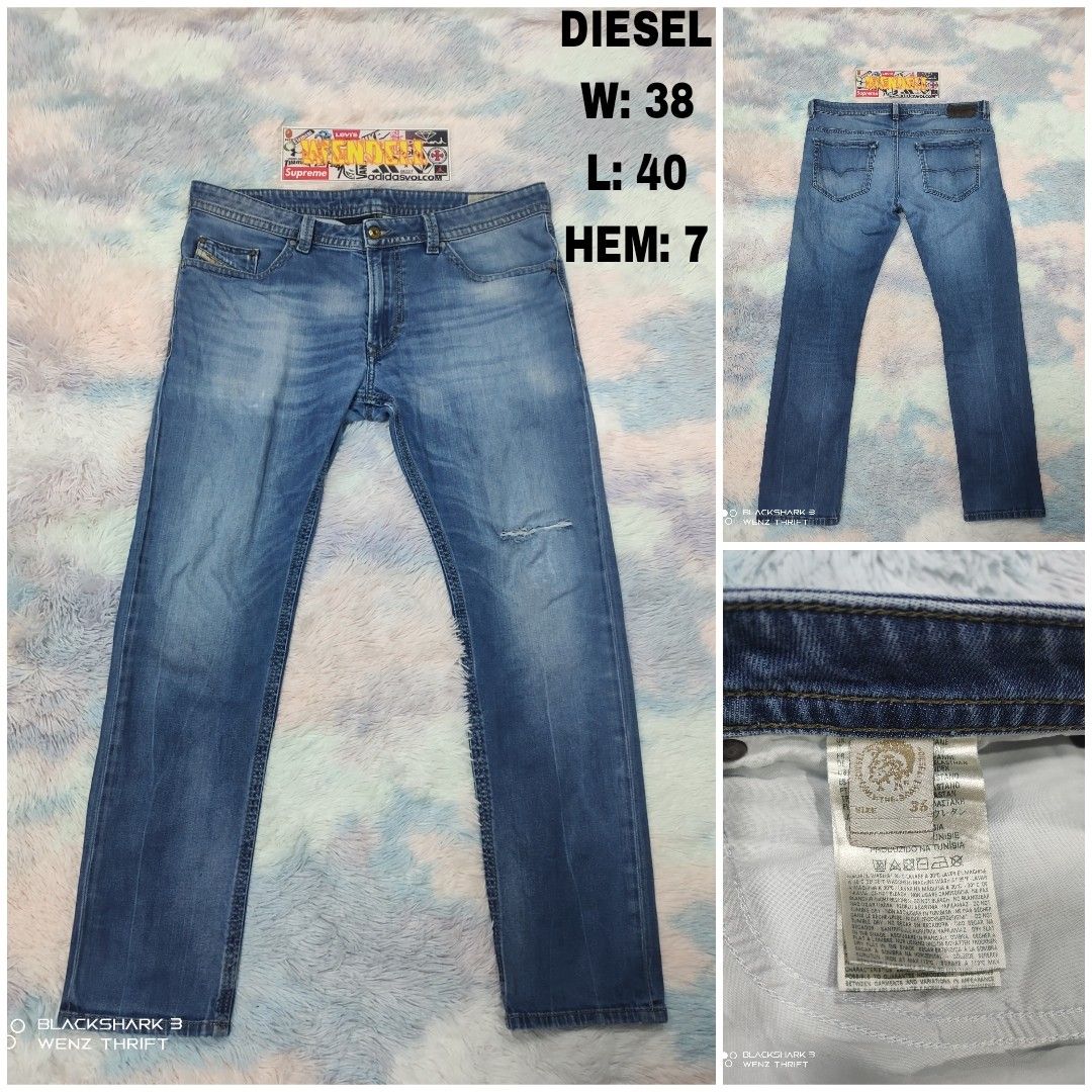 Diesel Thavar, Men's Fashion, Bottoms, Jeans on Carousell