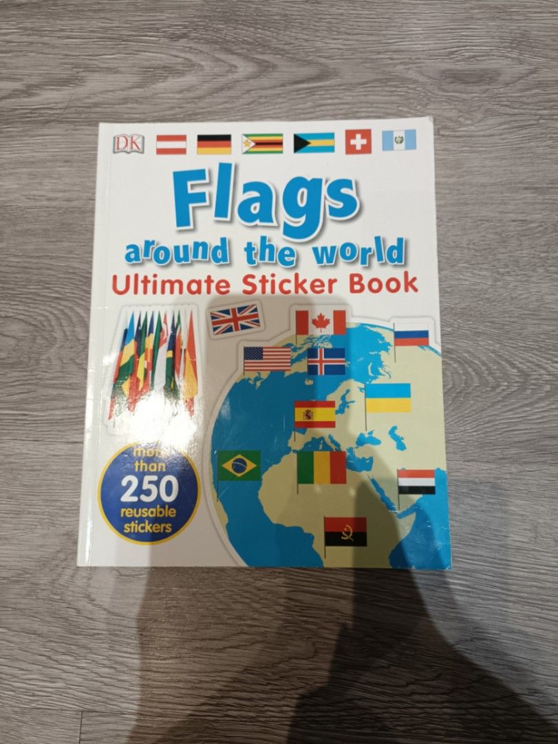 DK FLAGS AROUND THE WORLD ULTIMATE STICKER BOOK BUKU BENDERA SELURUH ...