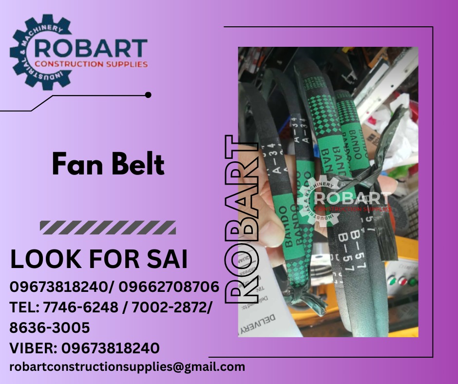 Fan Belt, Commercial & Industrial, Construction Tools & Equipment on ...