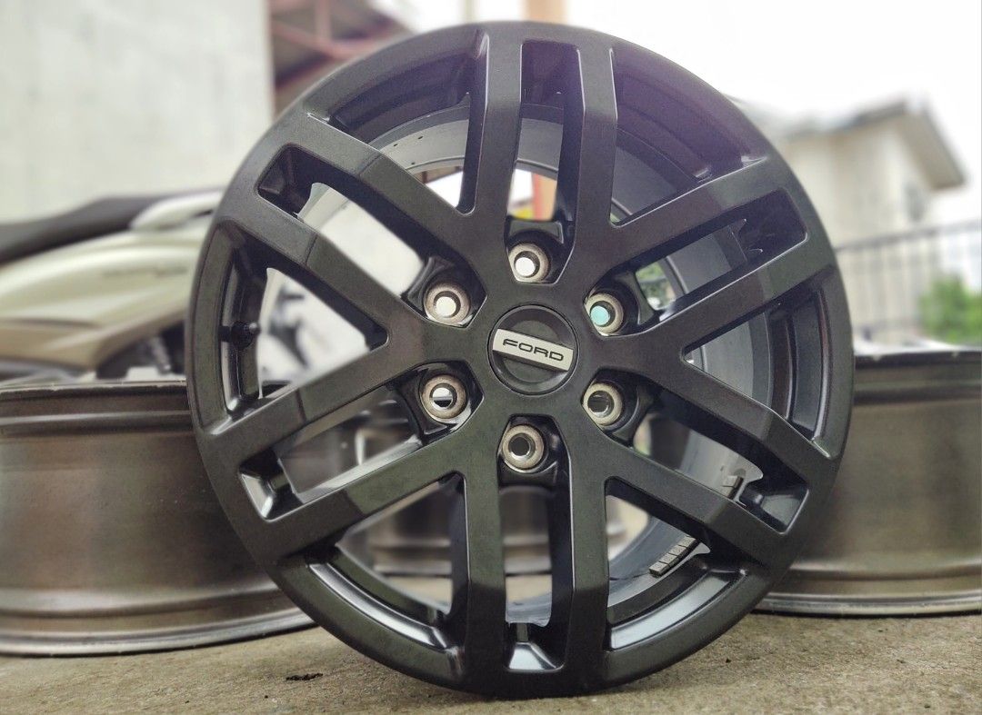 Ford Ranger Raptor Mags 17x9 Black 6holes for Everest Wildtrak XLT XLS ...