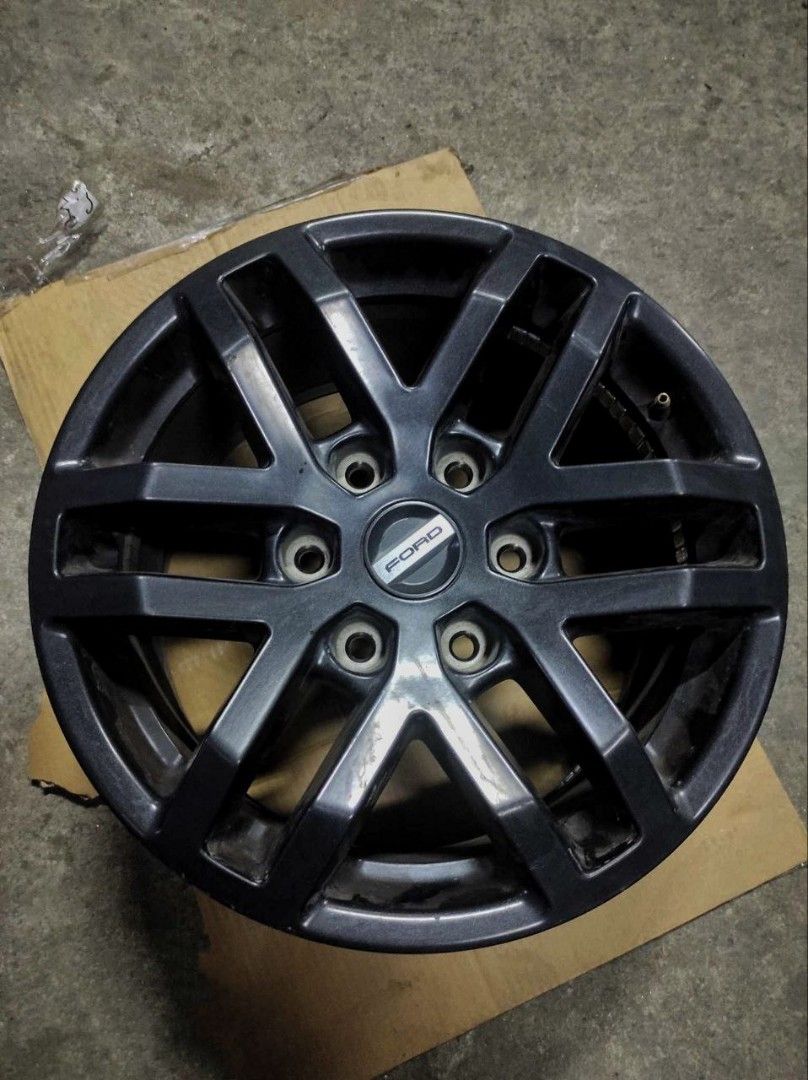 Ford Ranger Raptor Mags 17x9 Black 6holes for Everest Wildtrak XLT XLS ...
