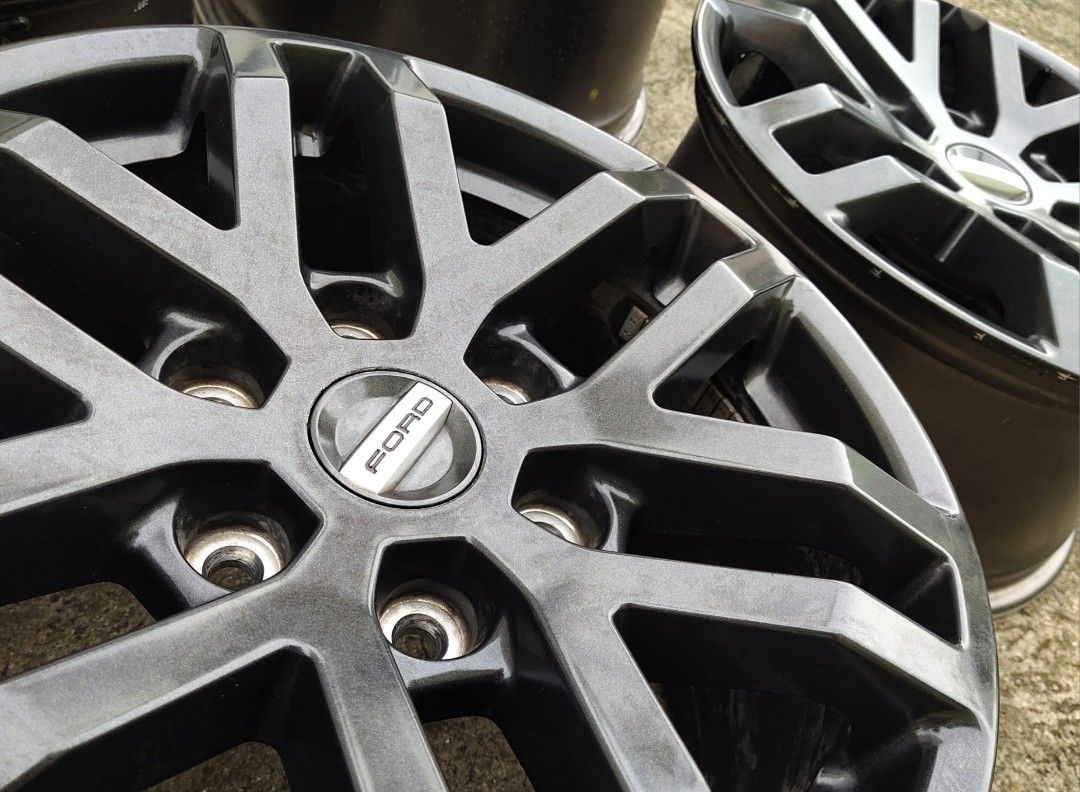 Ford Ranger Raptor Mags 17x9 Black 6holes for Everest Wildtrak XLT XLS ...