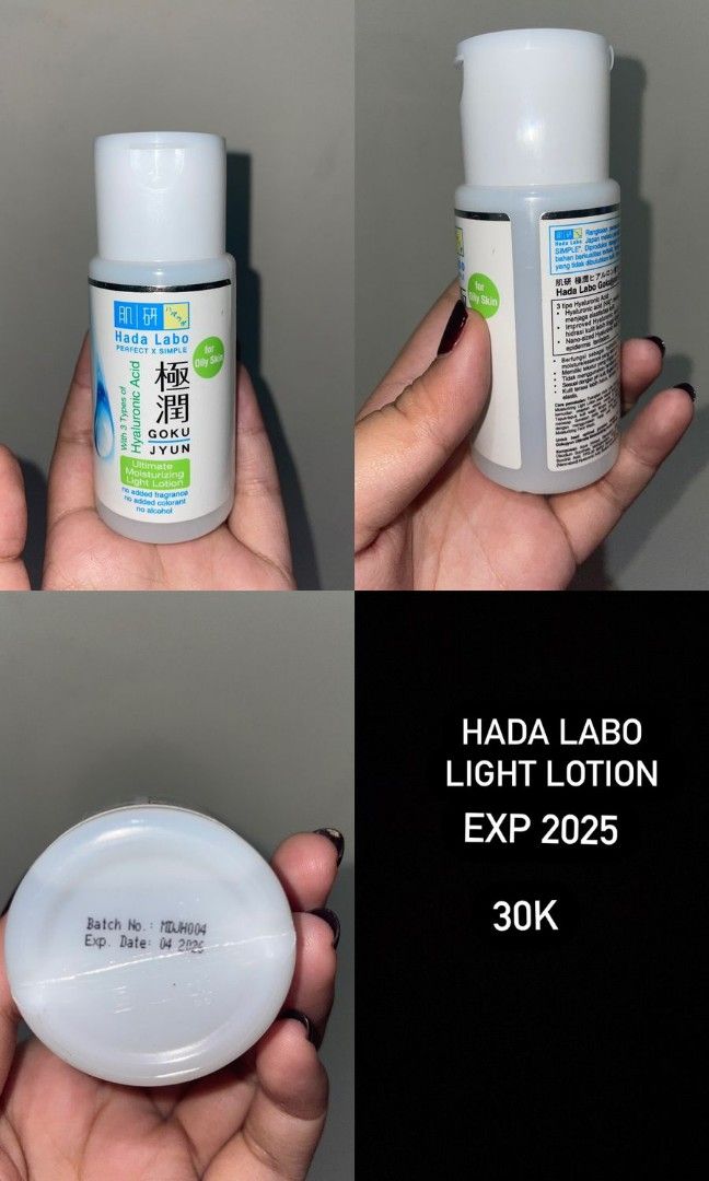 Hada labo moisturizing lotion, Kesehatan & Kecantikan, Kulit, Sabun & Tubuh di Carousell