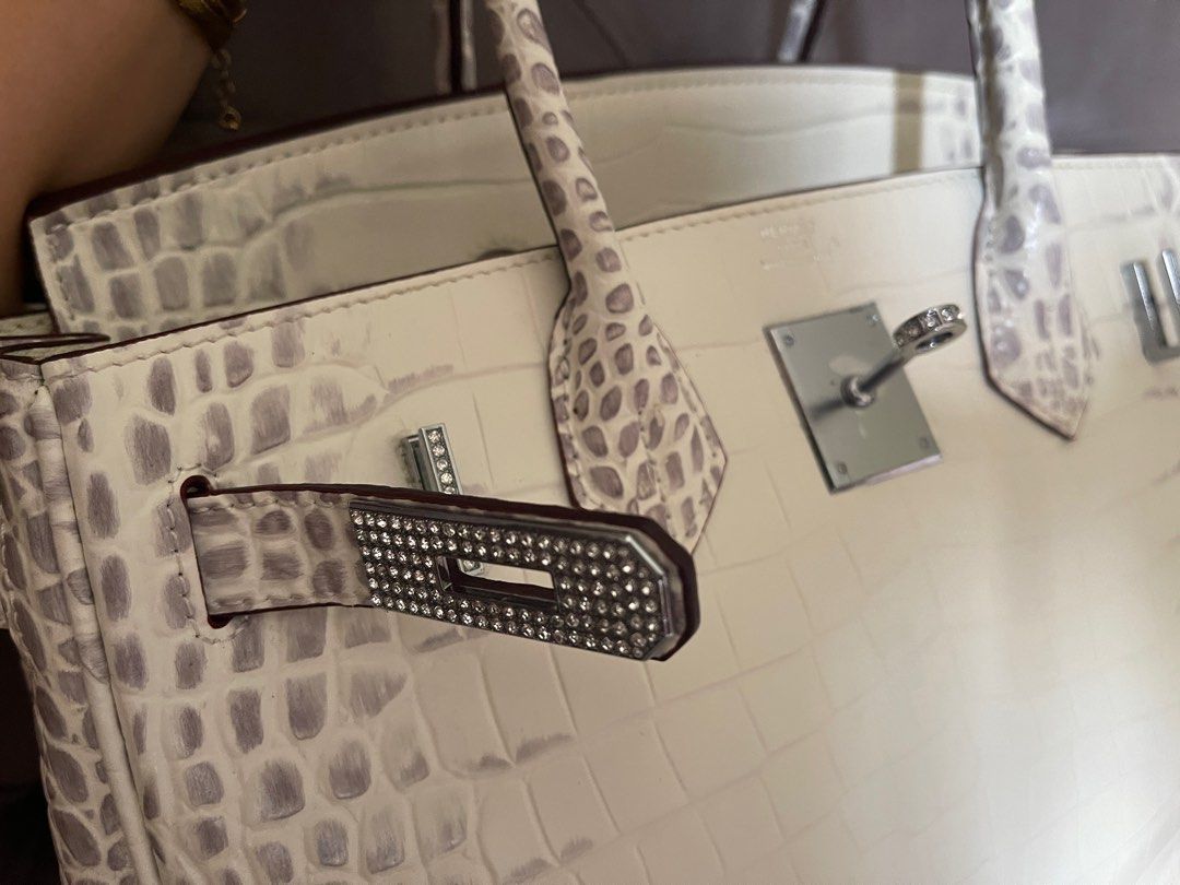 Hermes Himalayan with diamonds, Luxury, Bags & Wallets on Carousell