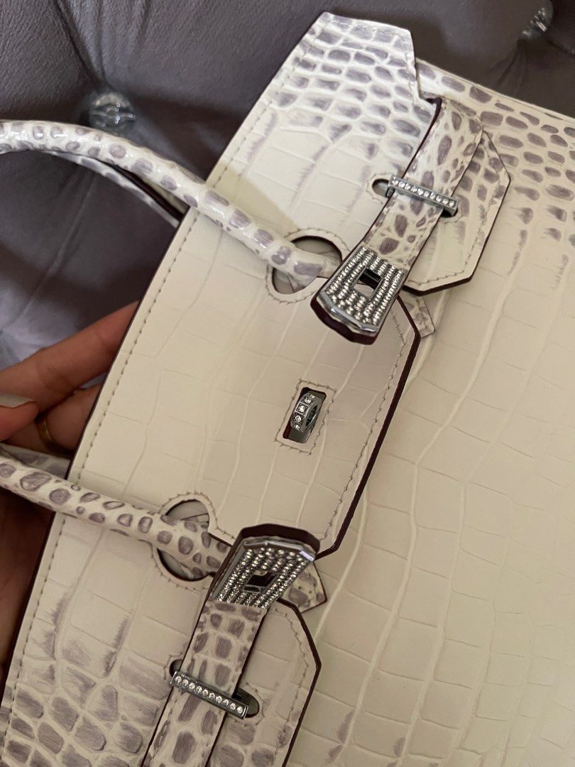 Hermes Himalayan with diamonds, Luxury, Bags & Wallets on Carousell