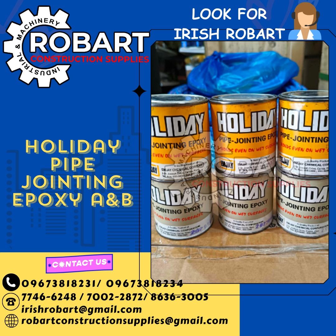 holiday pipe jointing epoxy a&b, Commercial & Industrial, Construction ...