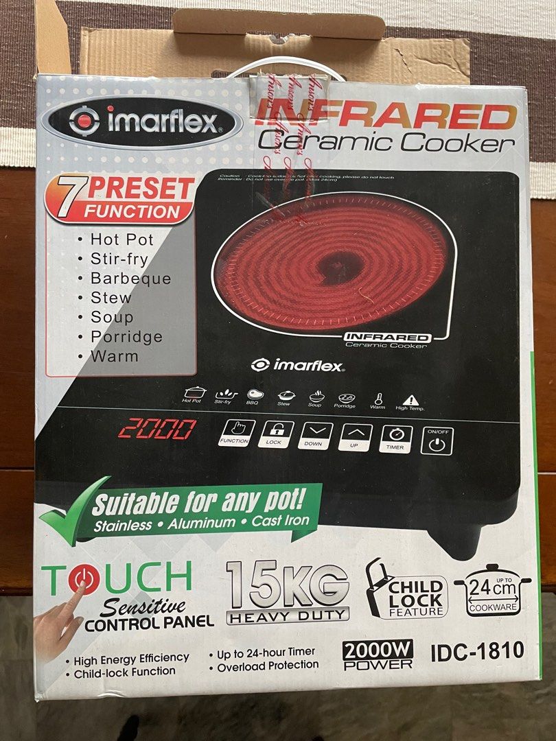 Imarflex Ceramic Cooker, TV & Home Appliances, Kitchen Appliances ...