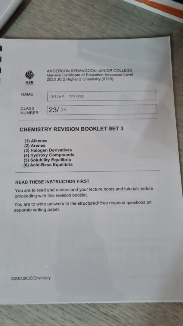 JC past year papers, revision papers, Hobbies & Toys, Books & Magazines ...