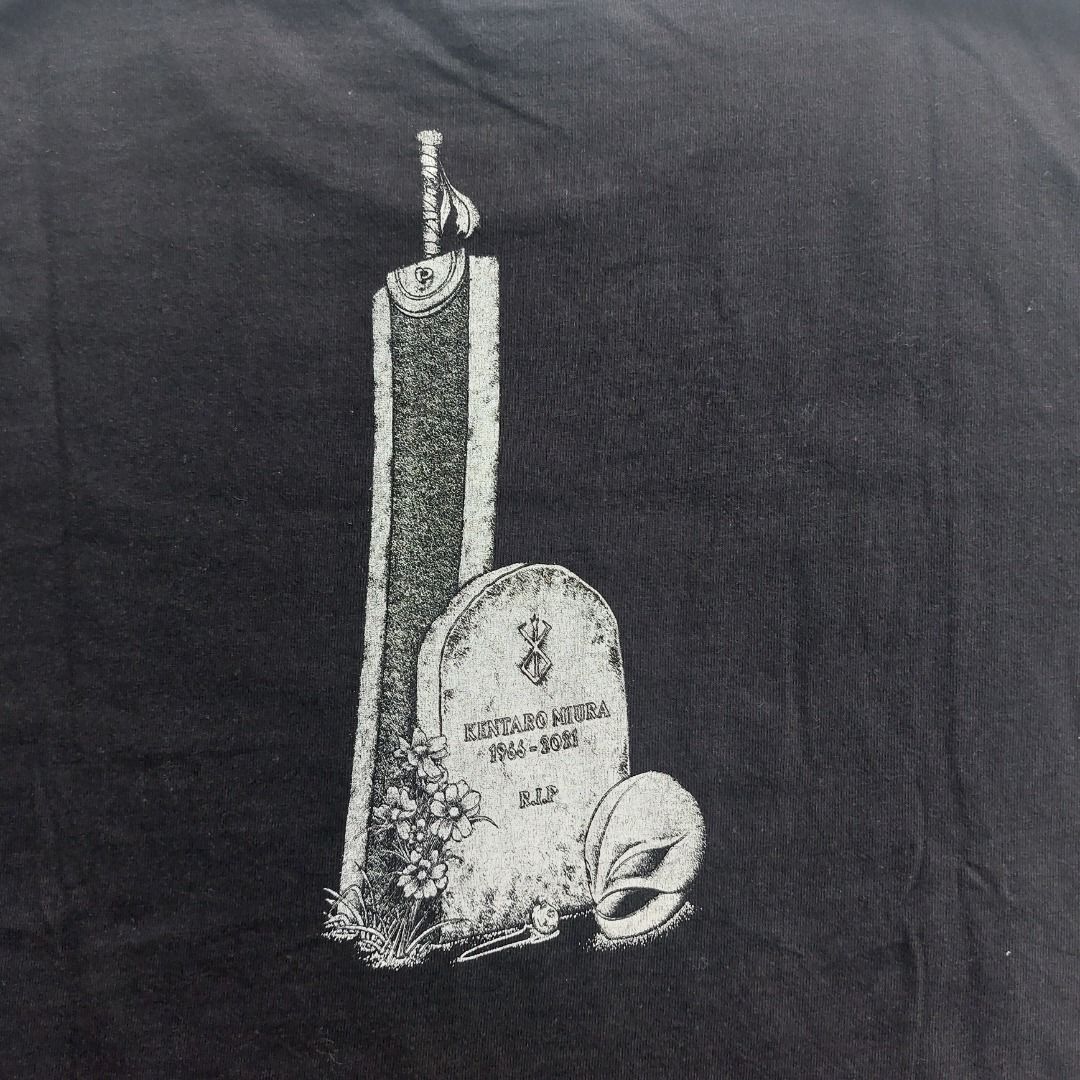 Kaos Vintage Anime Bootleg Berserk Guts Party, Fesyen Pria, Pakaian ...