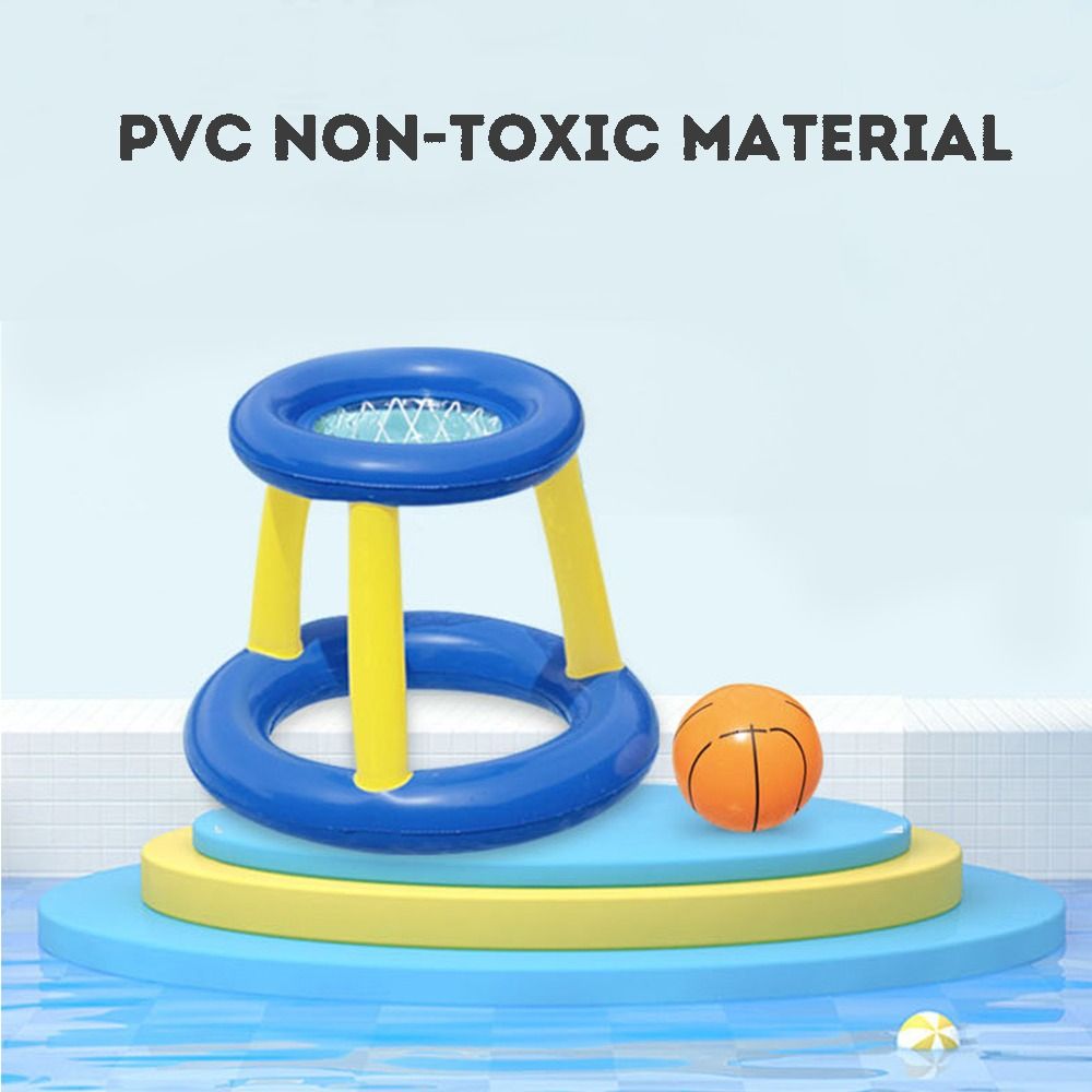Kid's Water Basketball Hoop Parent-Child Interactive Non-toxic PVC ...