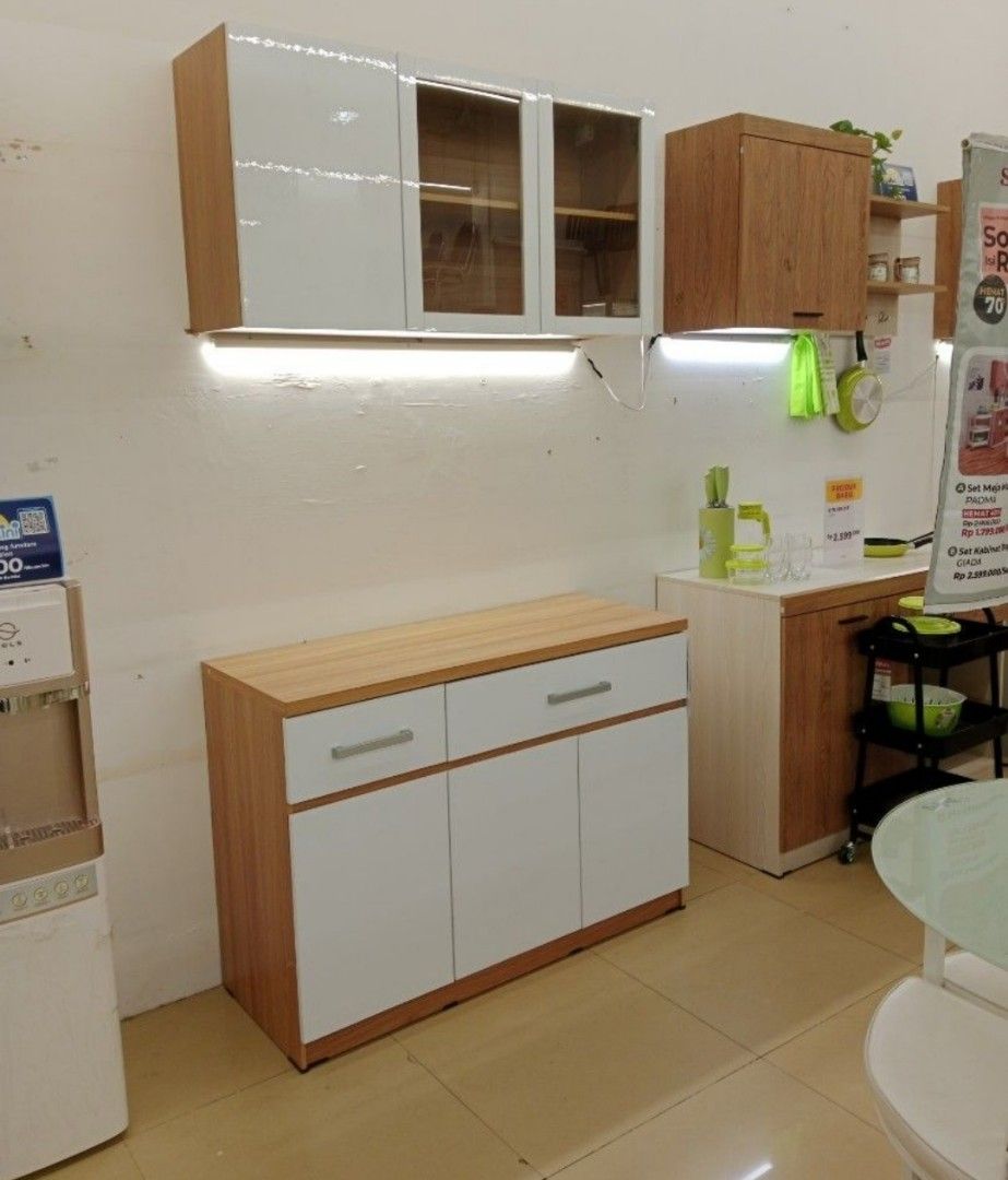 Kitchen Set Stevia 120cm, Perabotan Rumah di Carousell
