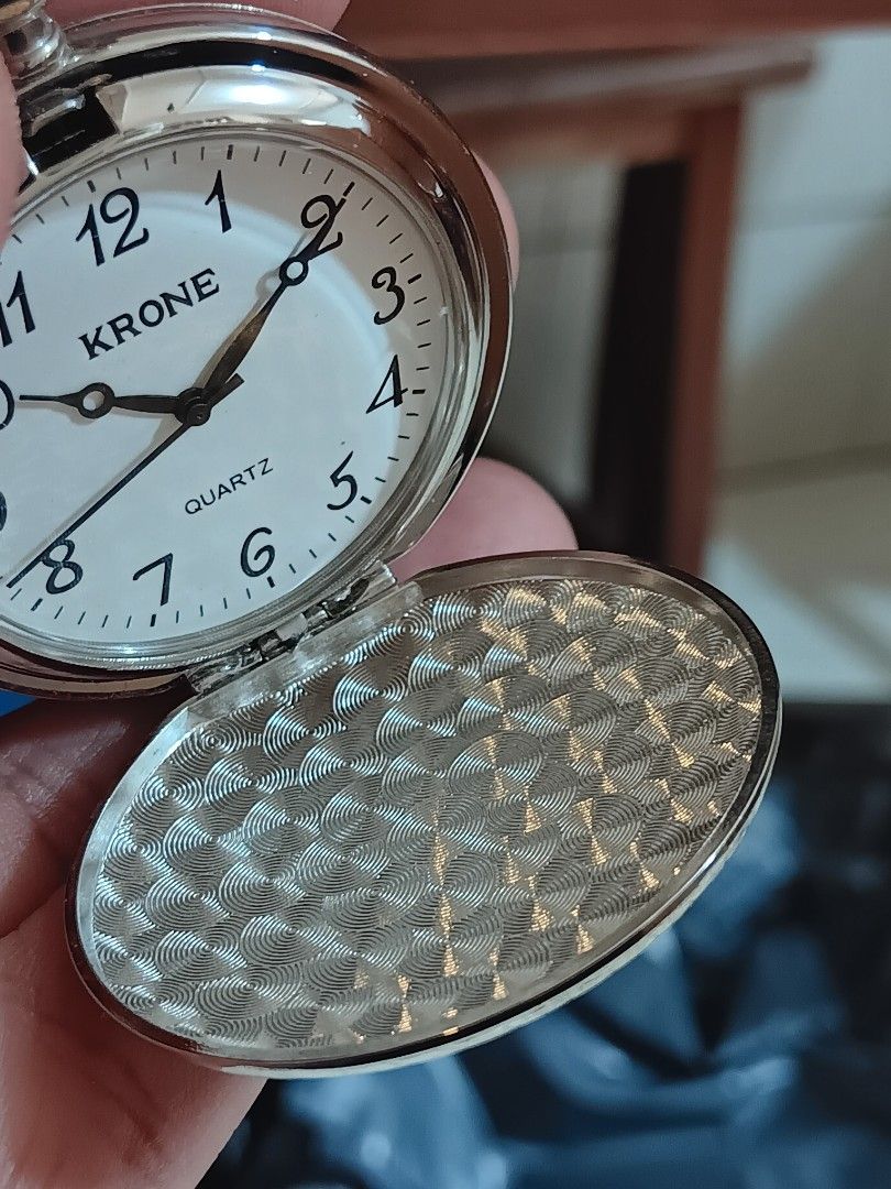 Krone gent pocket watch, Women's Fashion, Watches & Accessories ...
