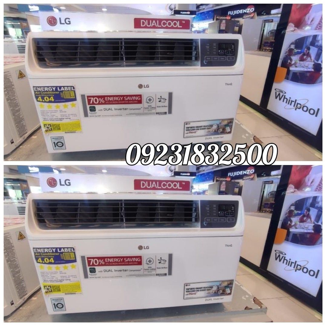LG WINDOW TYPE INVERTER AIRCON 2024 model, TV & Home Appliances, Air ...