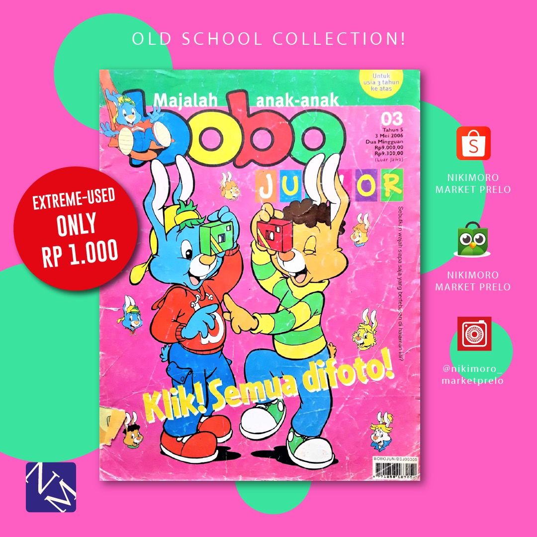 Majalah Bobo Junior Edisi 03, Buku & Alat Tulis, Majalah & Lainnya di Carousell