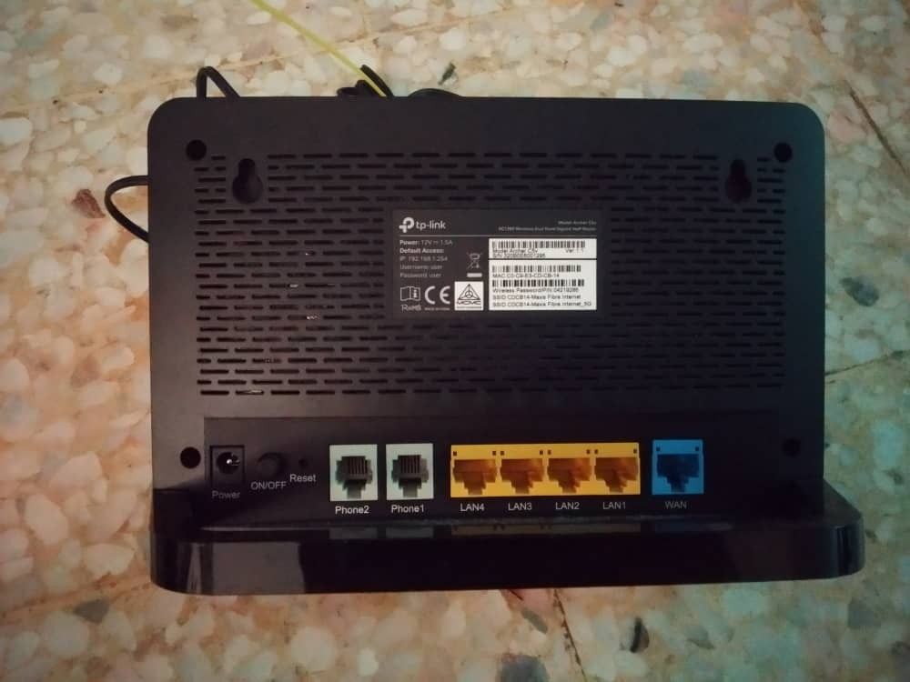 Maxis router TP link Archer, Computers & Tech, Parts & Accessories ...