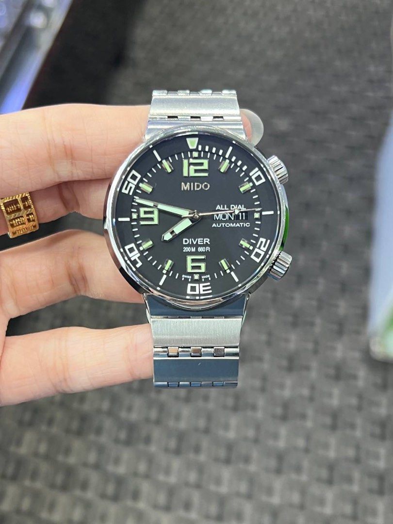 MIDO ALL DIAL DIVER SWISS MADE AUTOMATIC, Men's Fashion, Watches ...