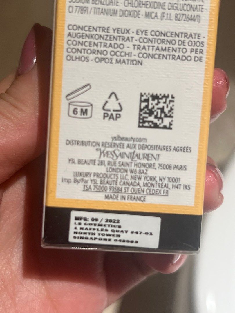 NEW & SEALED $123 YSL Yves Saint Laurent Eye Reboot 20ml Serum ...