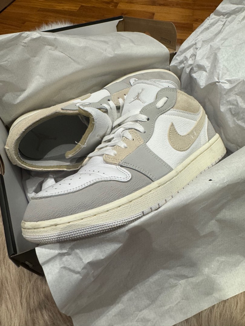 Nike AJ1 Low SE Craft, Men's Fashion, Footwear, Sneakers on Carousell