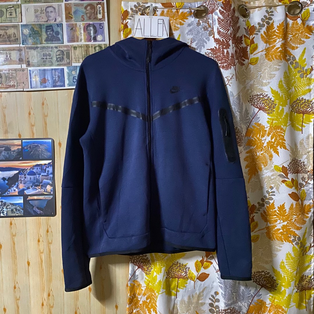 Nike Tech Fleece navy blue rush, Men's Fashion, Coats, Jackets and ...