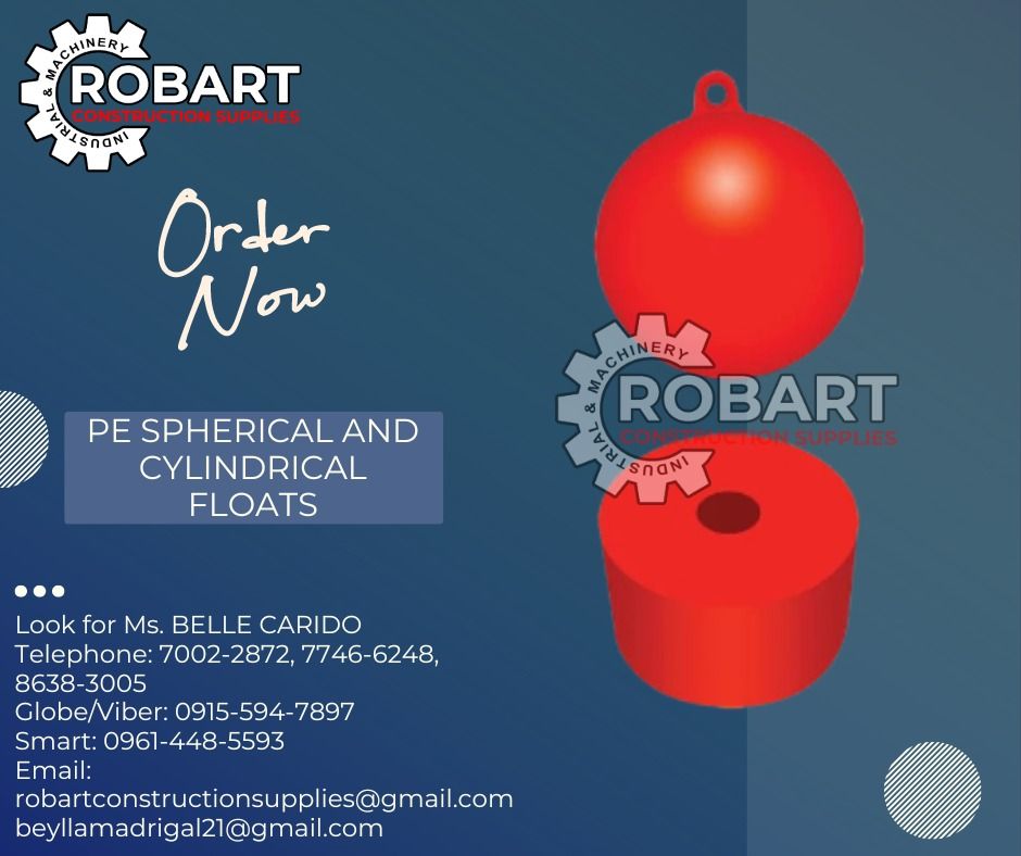 PE Spherical And Cylindrical Floats, Commercial & Industrial ...