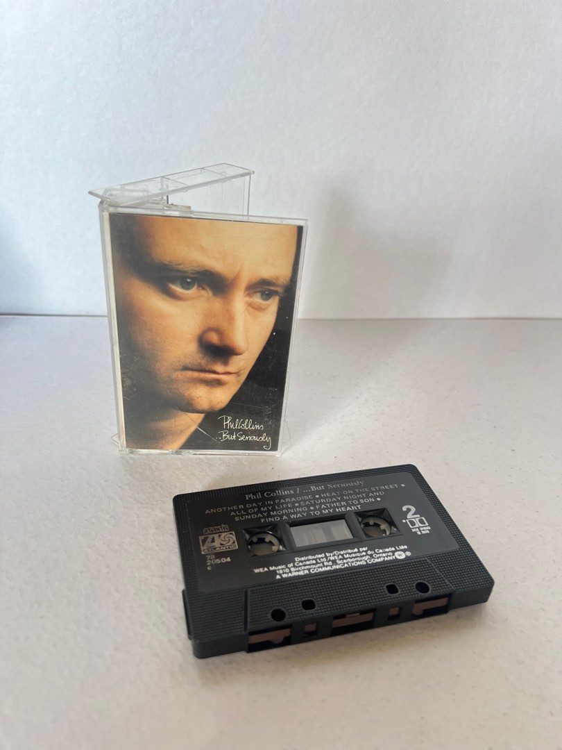 Phil Collins But Seriously Cassette Tapes Vintage C1, Hobbies & Toys ...