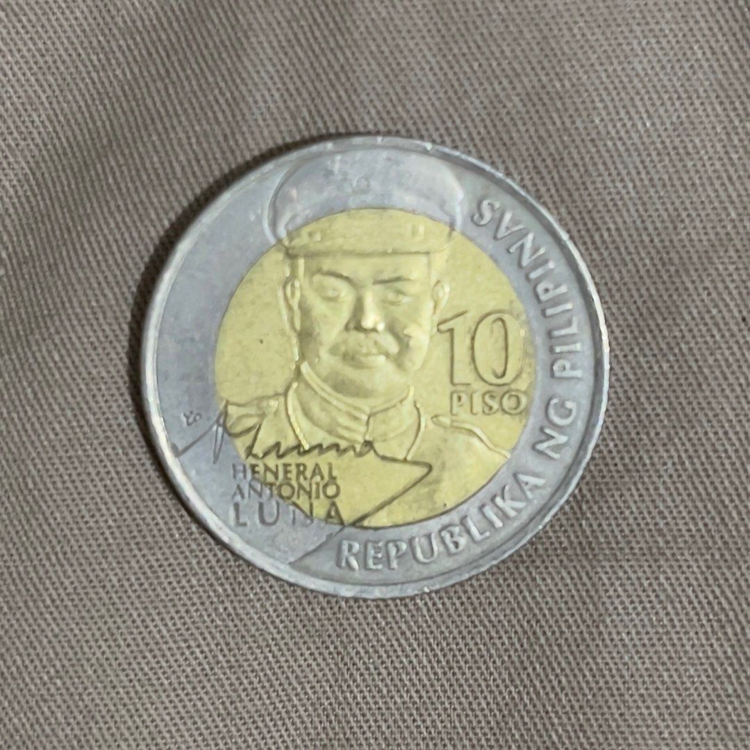 Philippine 10 Piso Peso Heneral Antonio Luna ( 1856-2016 ...