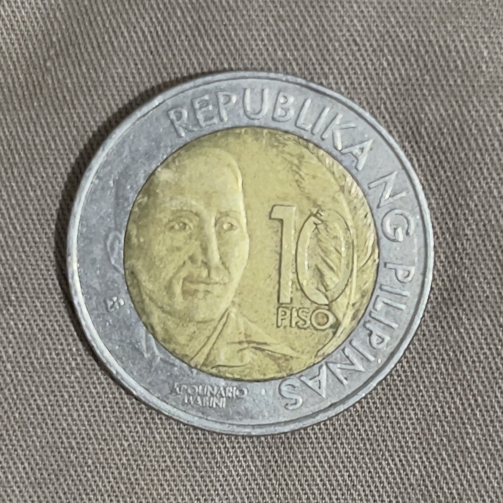 Philippine 10 Piso Peso Apolinario Mabini ( 1864-2014 ) Commemorative ...