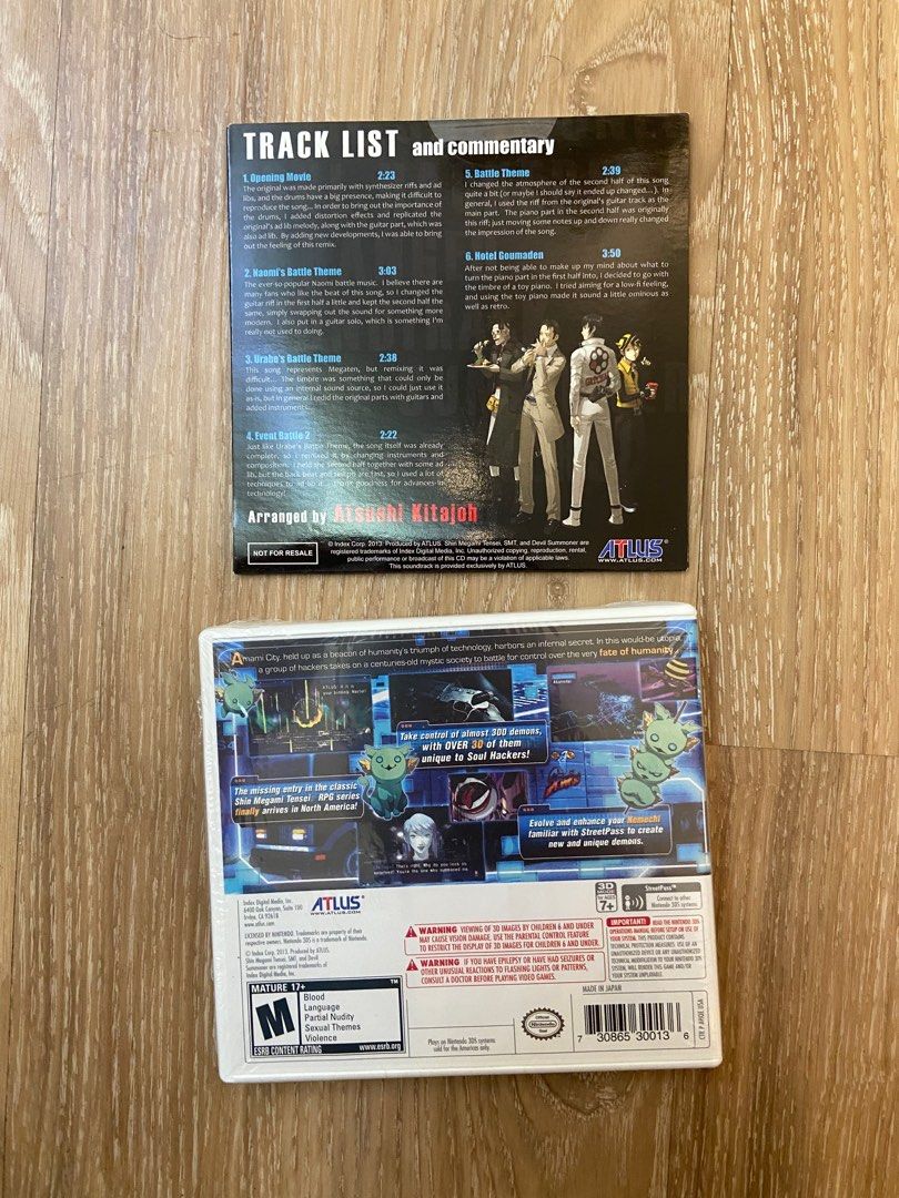 [Rare] Shin Megami Tensei: Demon Summoners Soul Hackers Launch Edition ...