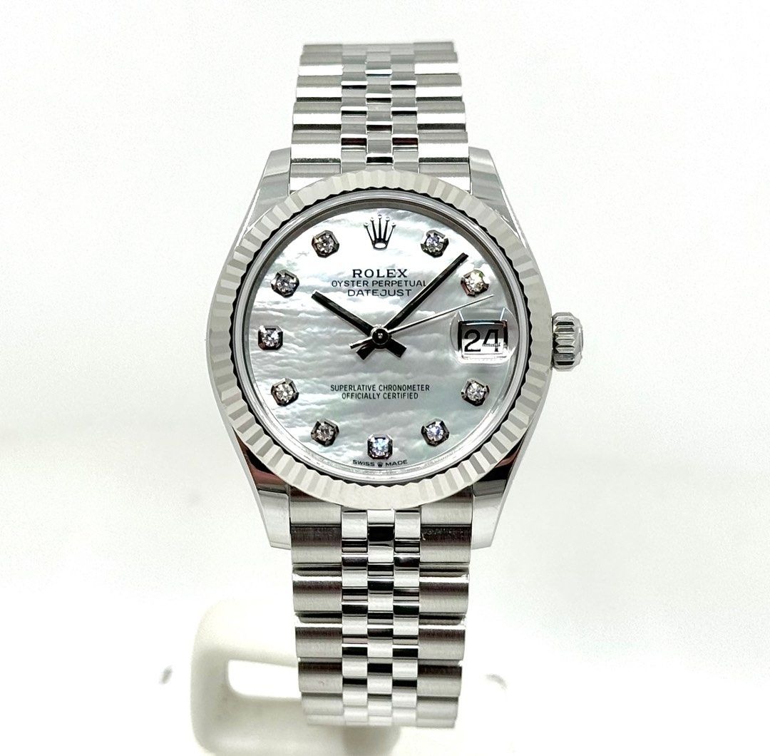 Rolex Datejust 31 278274 Mother-of-Pearl MOP Diamonds Jubilee, Luxury ...