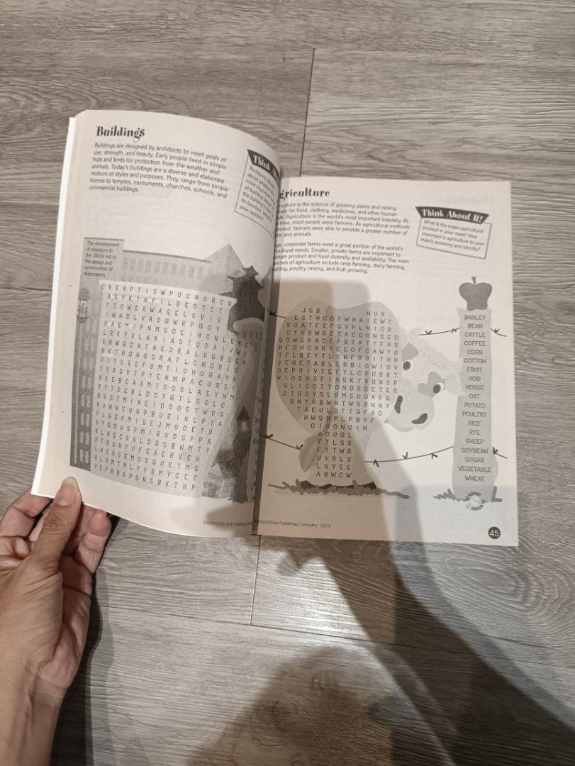 SCHOOL ZONE WORD SEARCHES BOOKS 96 PAGES OF LEARNING FUN BUKU ANAK ...