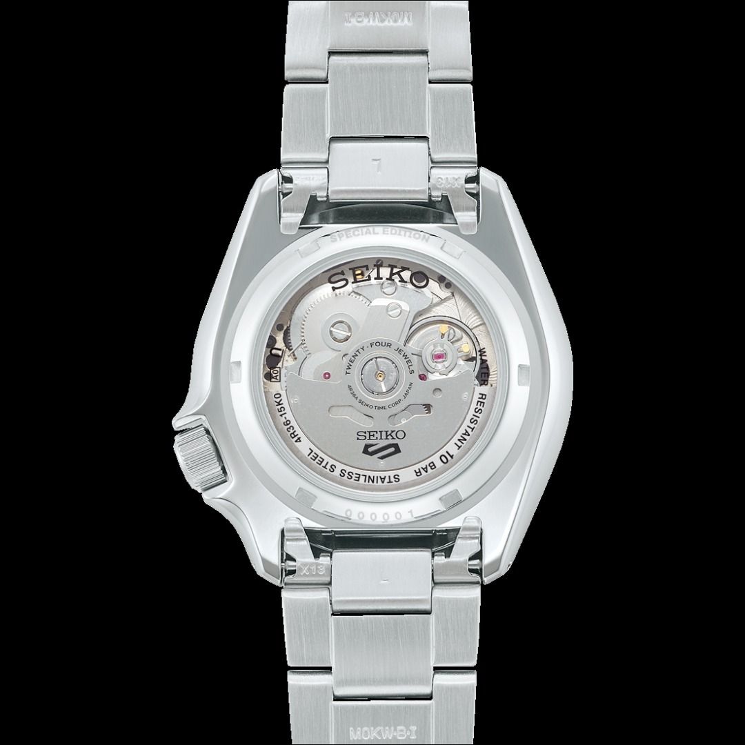 Seiko 5 Sports Rally Divers Sunburst Blue Dial Stainless Steel ...