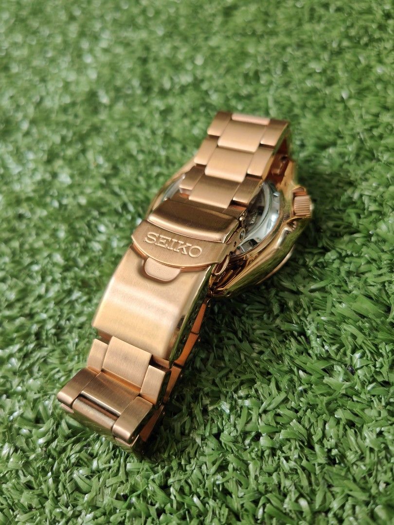 Seiko 5 Sports SRPE72K1 Rose Gold Automatic Watch 42mm, Luxury, Watches ...