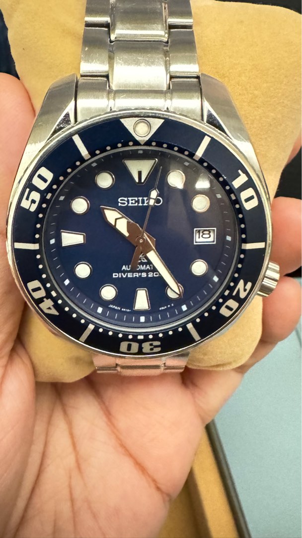 Seiko Blue Sumo (Blumo) 2nd Gen. Ref: SBDC033 (6R15-00G0) Movement ...