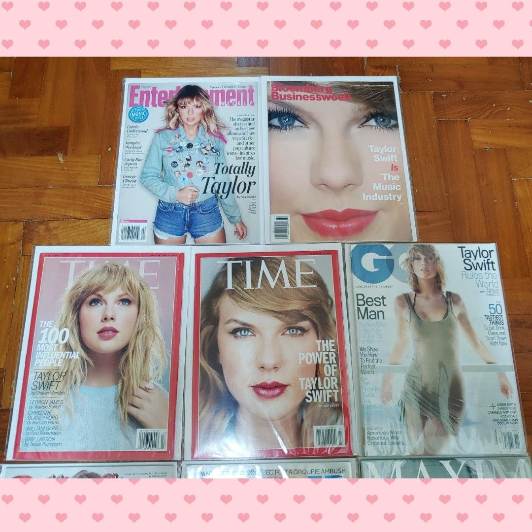 Taylor Swift Magazine Collection (Time Rolling Stone Entertainment ...