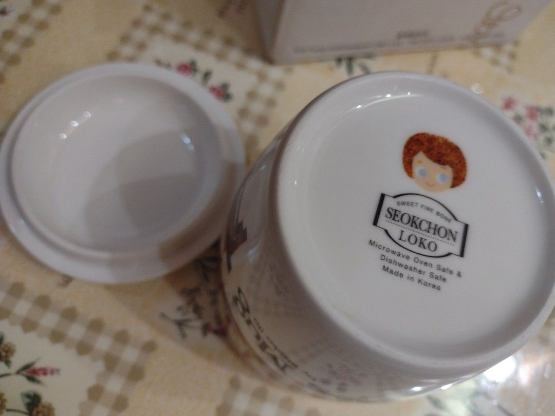 Teacher by ETSUKO ITO 陶瓷茶杯連蓋(BC), 嘢食 & 嘢飲, 其他食物及飲料 - Carousell