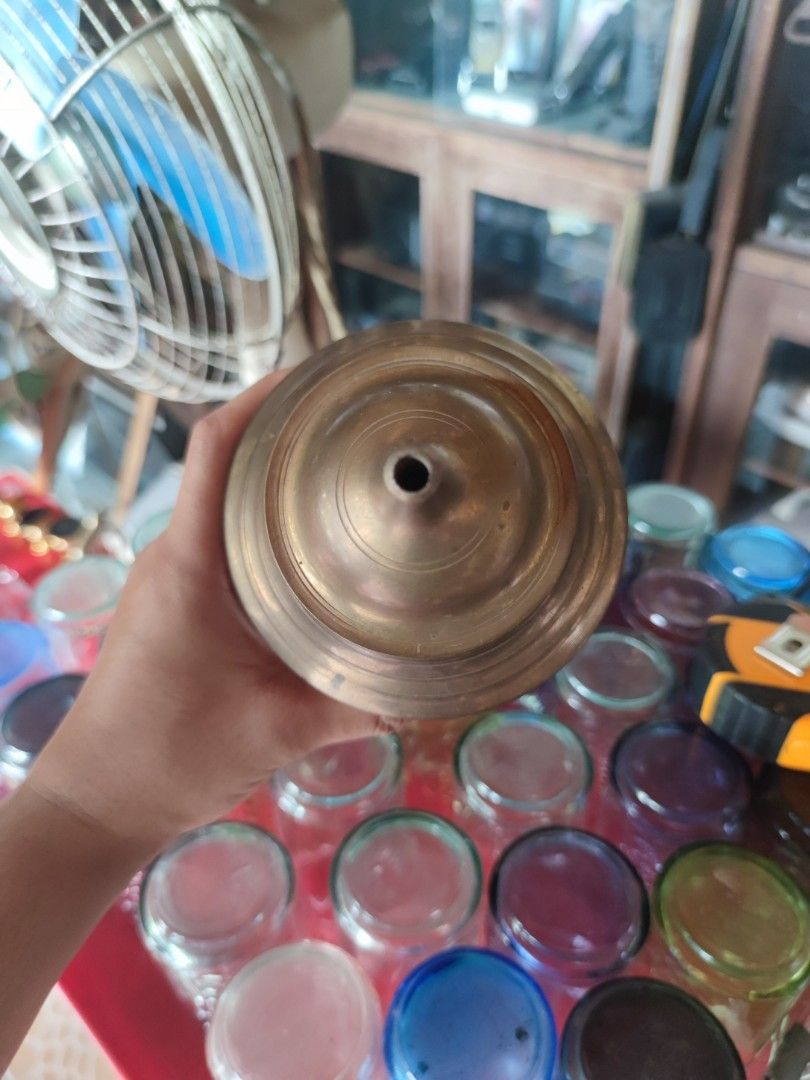 Traditional Indian Brass Kumba Lamp, Hobbies & Toys, Collectibles ...