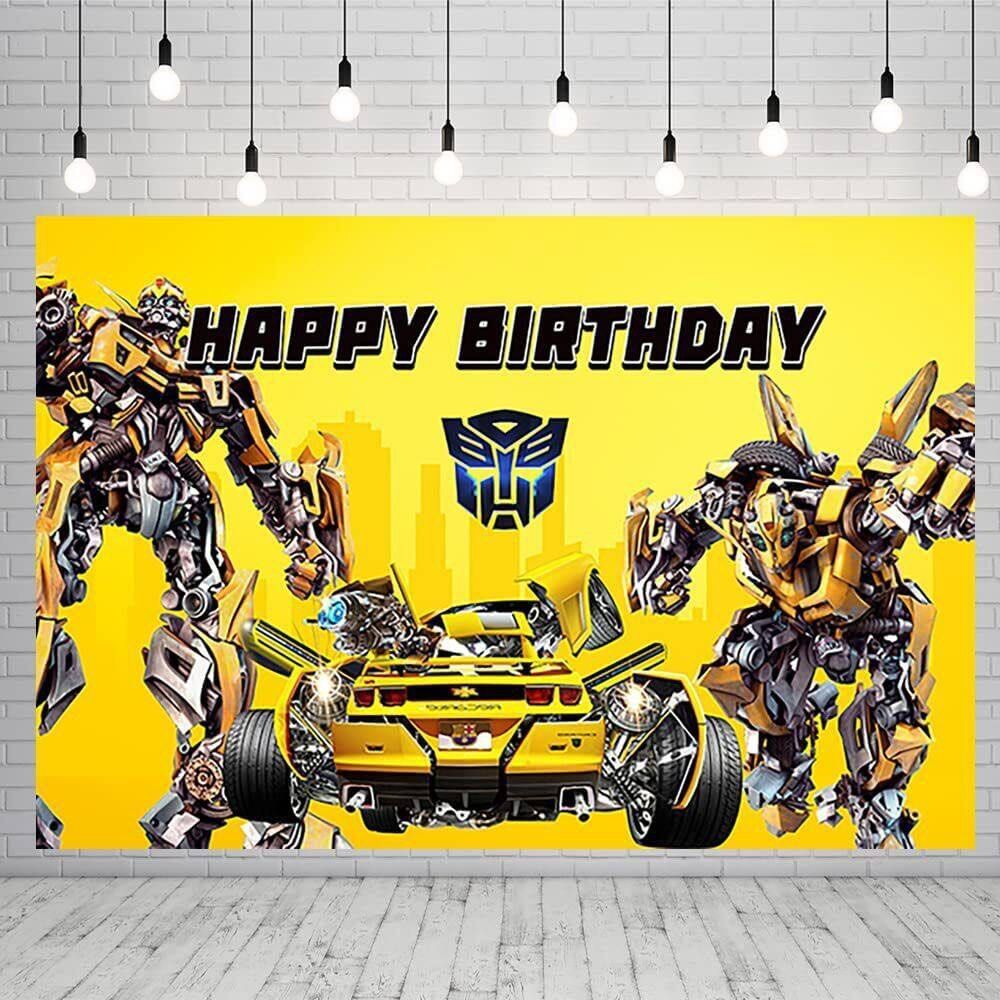 Transformers party supplies / birthday banner backdrop / party deco ...
