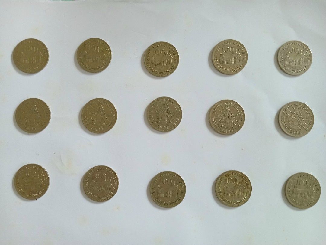 Uang koin 100 lama ( tipis), Antik, Uang Lama di Carousell
