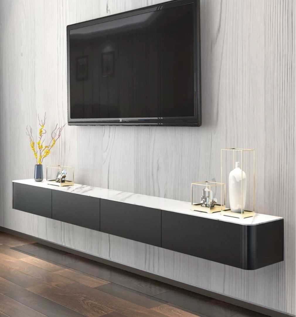 VOLSON Modern Floating TV Console, Furniture & Home Living, Furniture ...