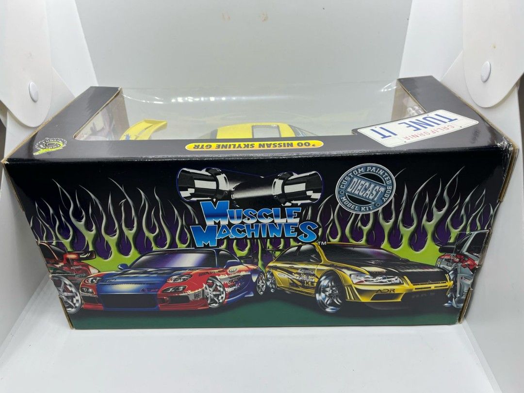1:18 2000 Nissan Skyline GT-R R34 Import Tuner Model Kit by Muscle ...