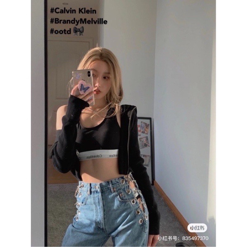 【現貨】 Calvin Klein CK 內衣 無襯墊內衣 運動內衣 Jennie同款, 她的時尚, 內衣褲、小可愛、睡衣在旋轉拍賣