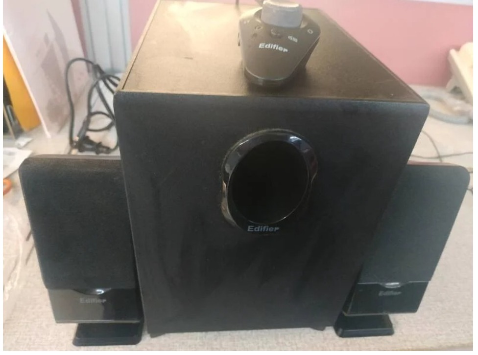 湛黑美型 漫步者edifier m1350 高音質2.1聲道 電腦喇叭 音響正常良品 小臥辦, 電腦及科技產品, 電腦周邊產品, 電腦周邊產品 ...