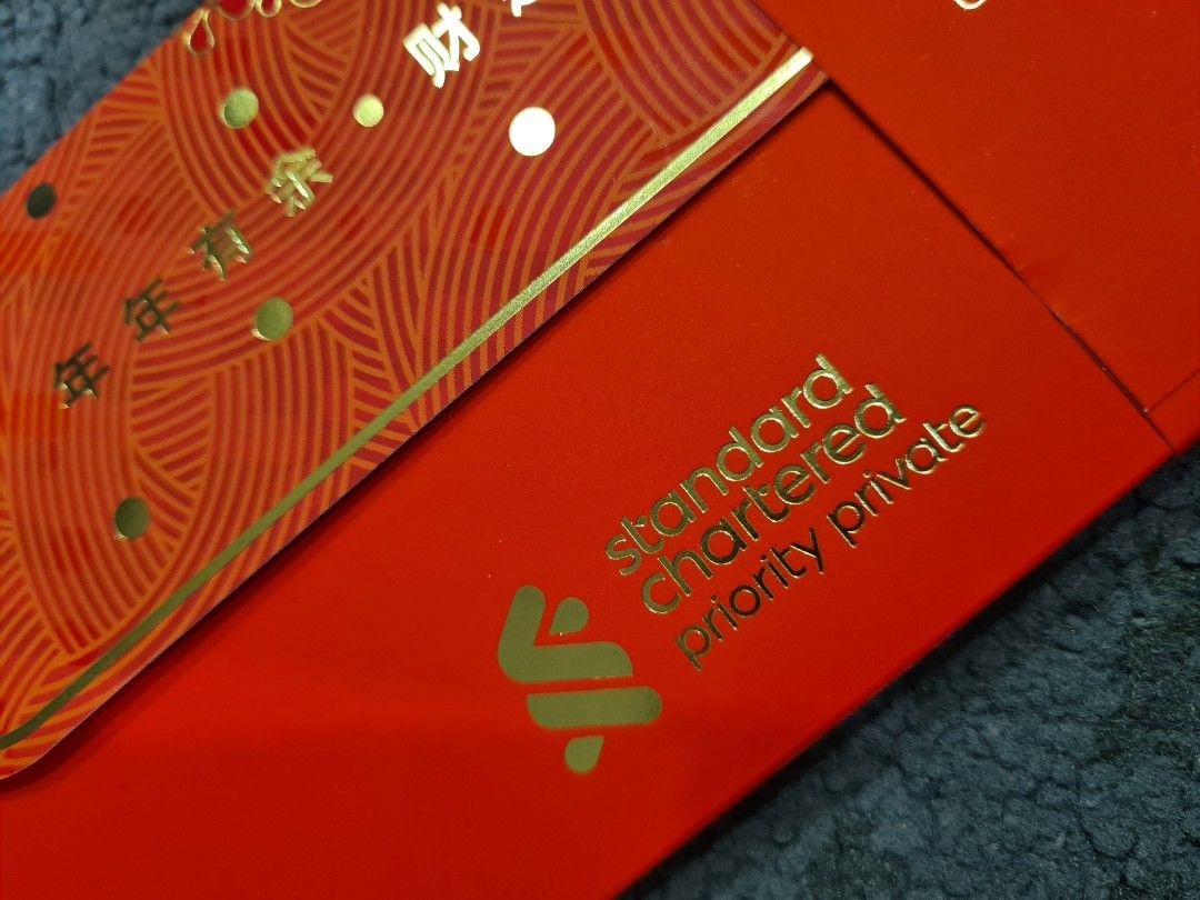 BN 2024 Standard Chartered Priority Private Red Packets, Hobbies & Toys ...