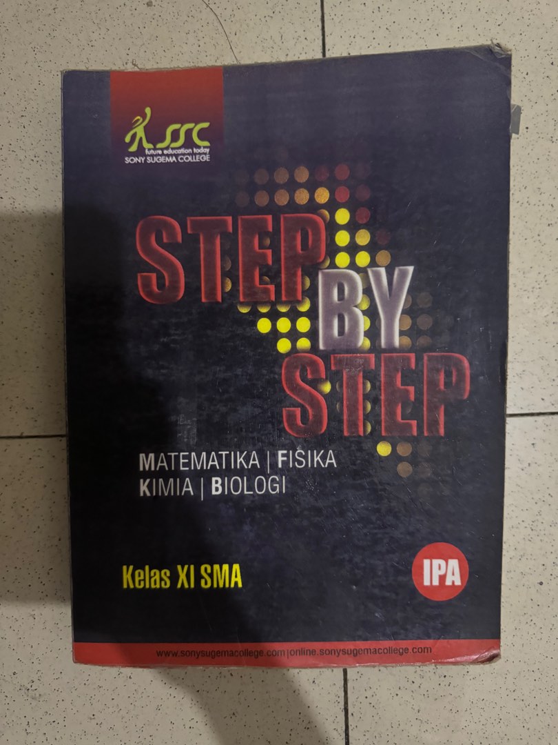 BUKU BIMBEL LES SSC STEP BY STEP MATEMATIKA kimia fisika biologi, Buku ...